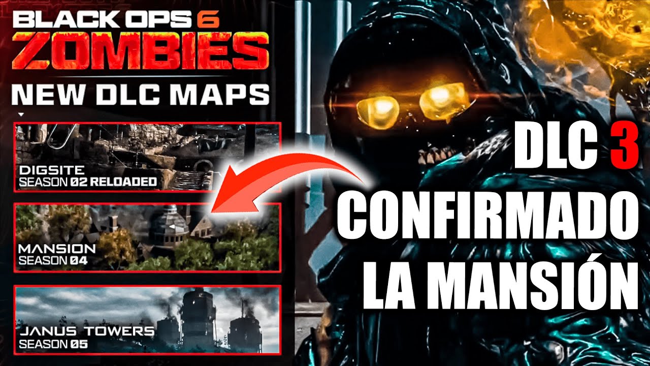 DLC3 "LA MANSIÓN" CONFIRMADO! FECHA?! SOLO QUEDAN 2 MAPAS ZOMBIES EN ...