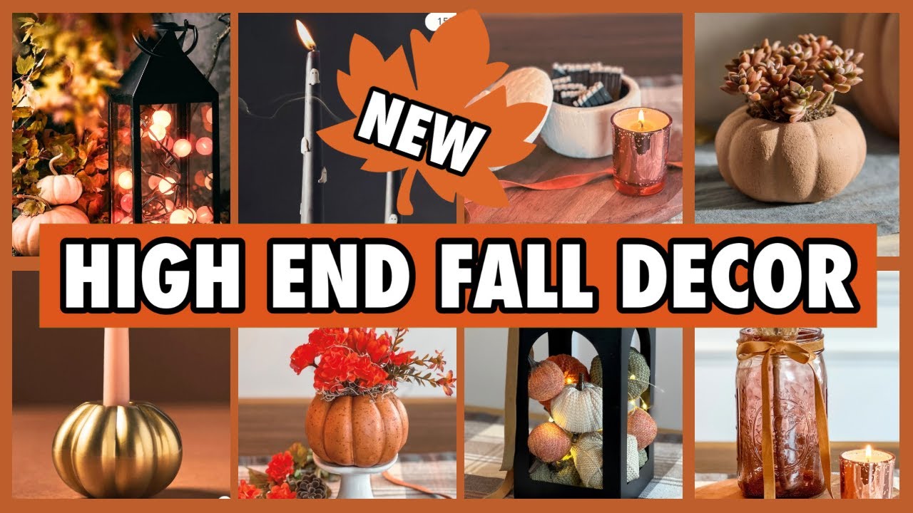 High-End FALL Decor DIYS l Unbelievable Dollar Tree Fall Decor and DIYS ...