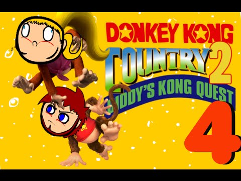 DRUNK Donkey Kong Country 2 - Part 4: Squaks Chode - GameO'Holics - YouTube