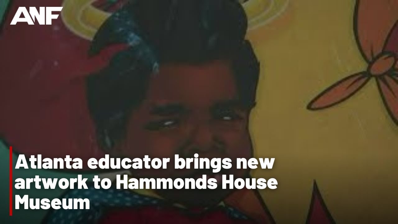 Atlanta educator brings new artwork to Hammonds House Museum - YouTube