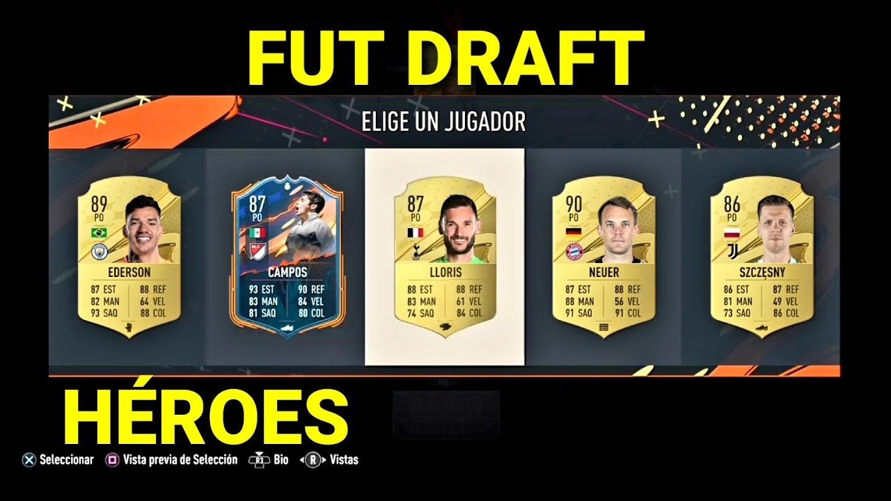 ASMR FIFA 23 FUT DRAFT HÉROES DE LEYENDA 🧐 - YouTube
