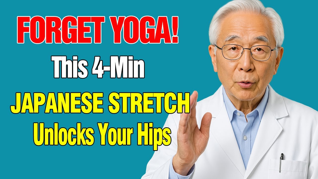 Forget Yoga! This 4-Min Japanese Stretch Unlocks Your Hips - YouTube