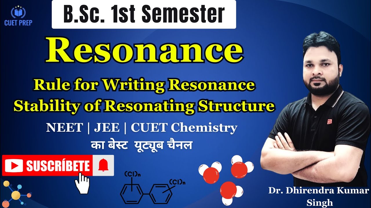 #2 Unit-01 | Rule for Writing Resonance| Stability of Resonating ...