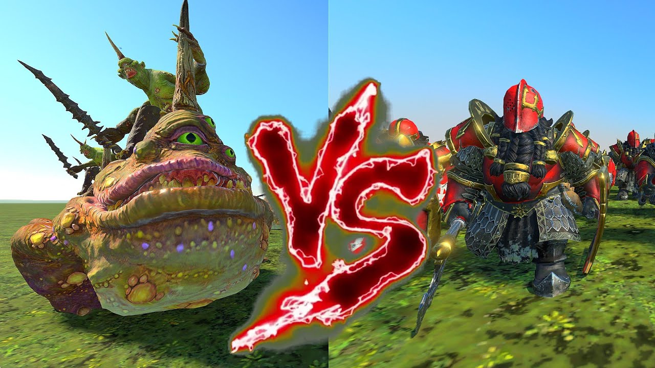 Pox Riders of Nurgle VS Infernal Guard. Total War Warhammer 3 - YouTube