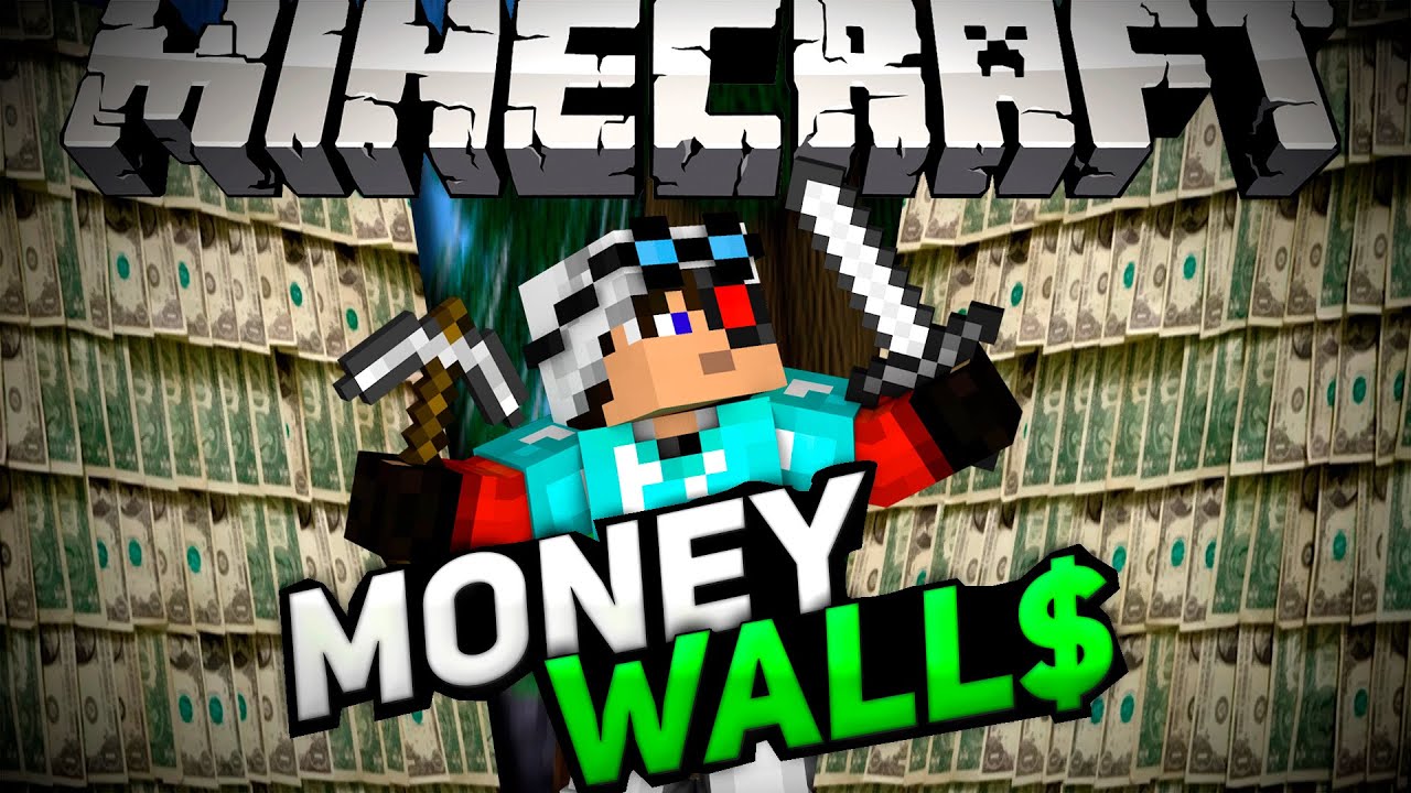 Minecraft Money Wall$: Интересная Мини игра - YouTube
