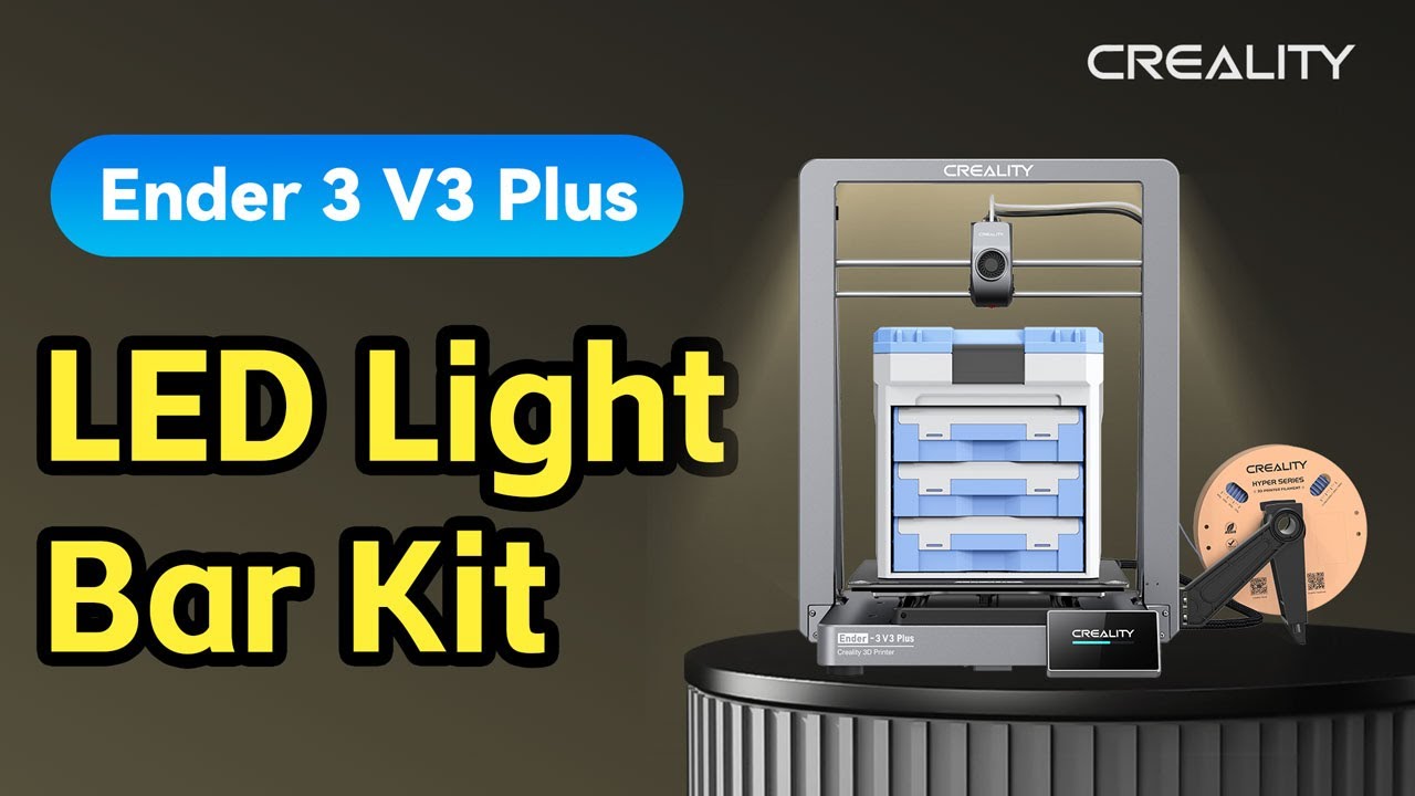 CREALITY Ender 3 V3 Plus LED Light Kit 24V 5W - YouTube