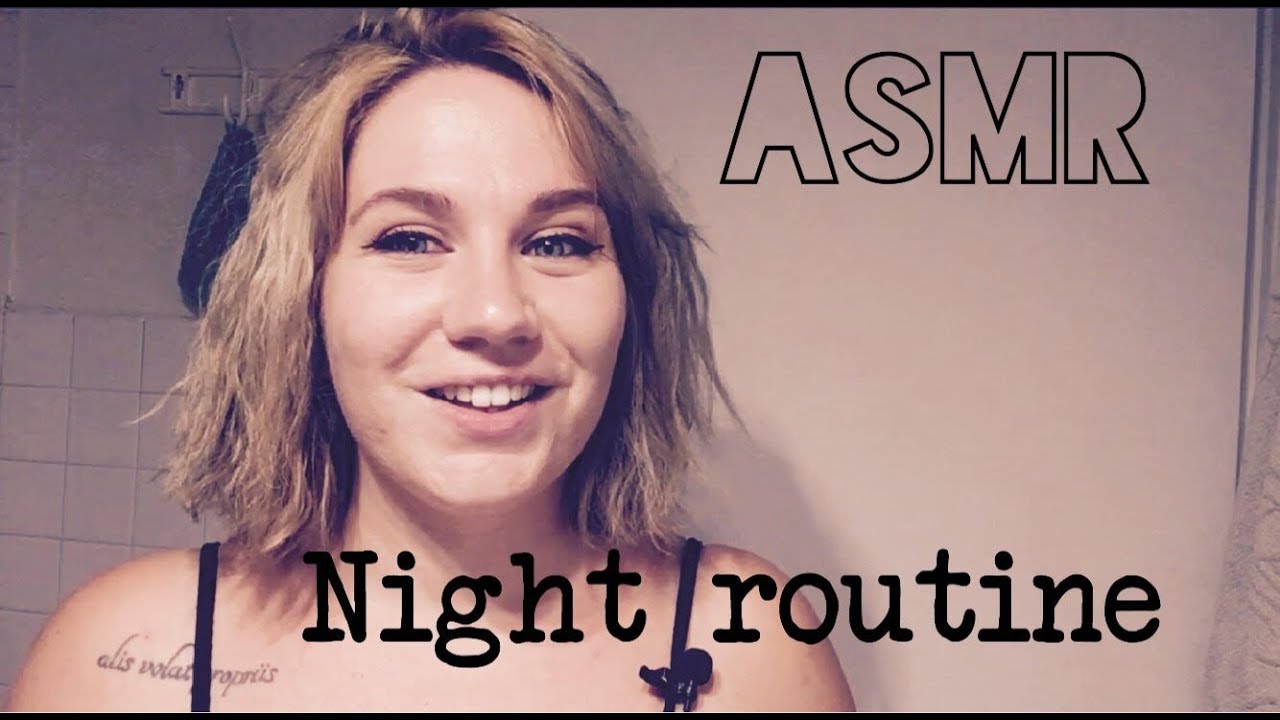 ASMR FR | Night routine | Whispering - YouTube