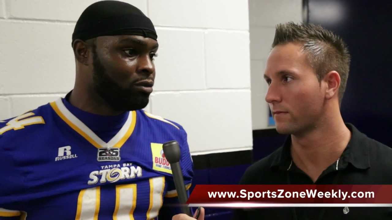 Interview with Tampa Bay Storm's - De'Cody Fagg - WR - YouTube