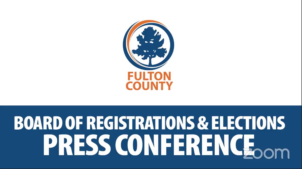 Fulton County - Elections Presser - YouTube