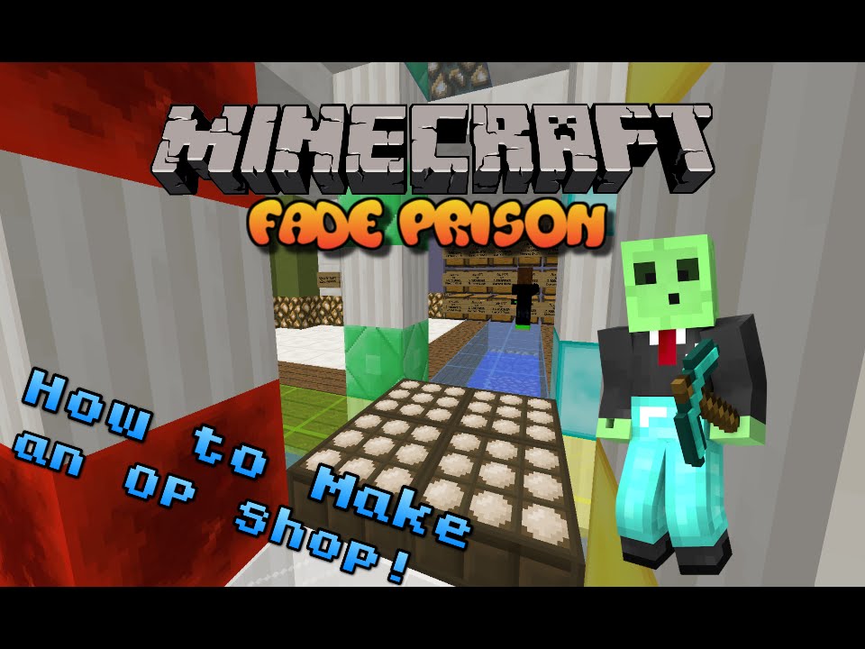 Minecraft Fade Prison | How to Make an OP Shop - YouTube