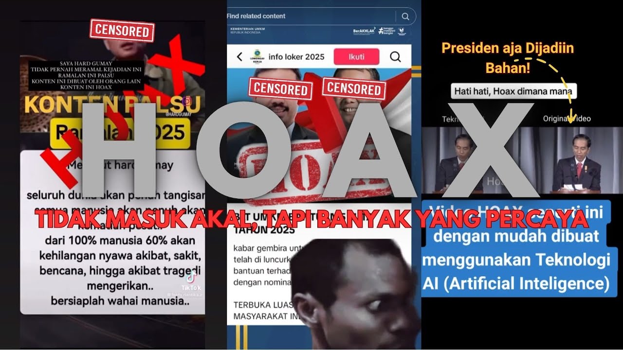 Mengapa Orang Indonesia Mudah Percaya Hoaks Ini P - YouTube