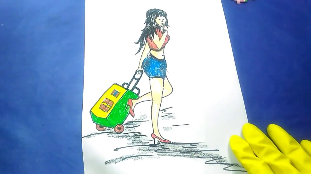 Amazing Dirty Drawing ! Dirty Mind Test Surprise - Cute Girl !! - YouTube