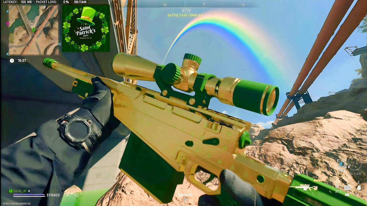 COD MWII - How to get the New St. Patrick's sniper in DmZ (☘️St ...