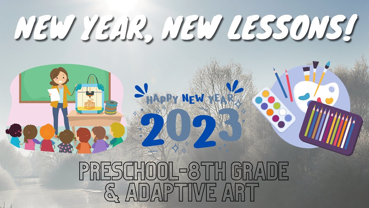 New Year, New Lessons! (January Art Lessons) - YouTube
