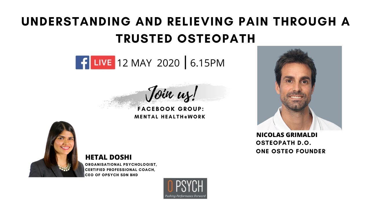 Understanding And Relieving Pain Through A Trusted Osteopath with ...