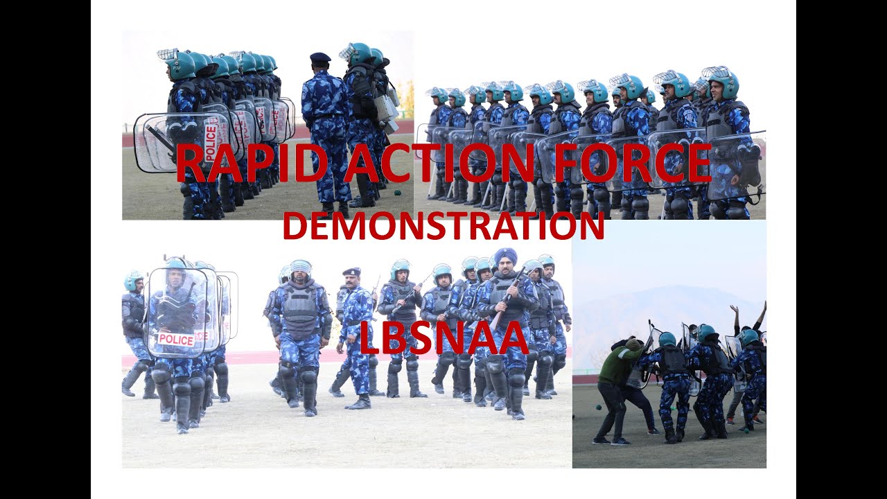 Rapid Action Force Demonstration | LBSNAA | Phase-I 2020 | How to deal ...