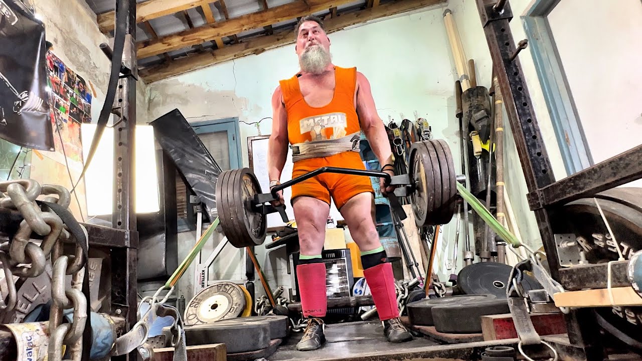 Trap Bar and Car Deadlifts and Log Press - YouTube