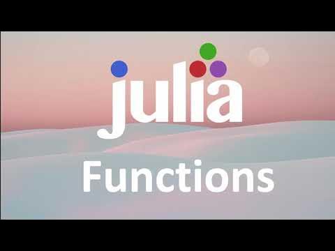 Functions in Julia -Learn Julia 15/n- - YouTube
