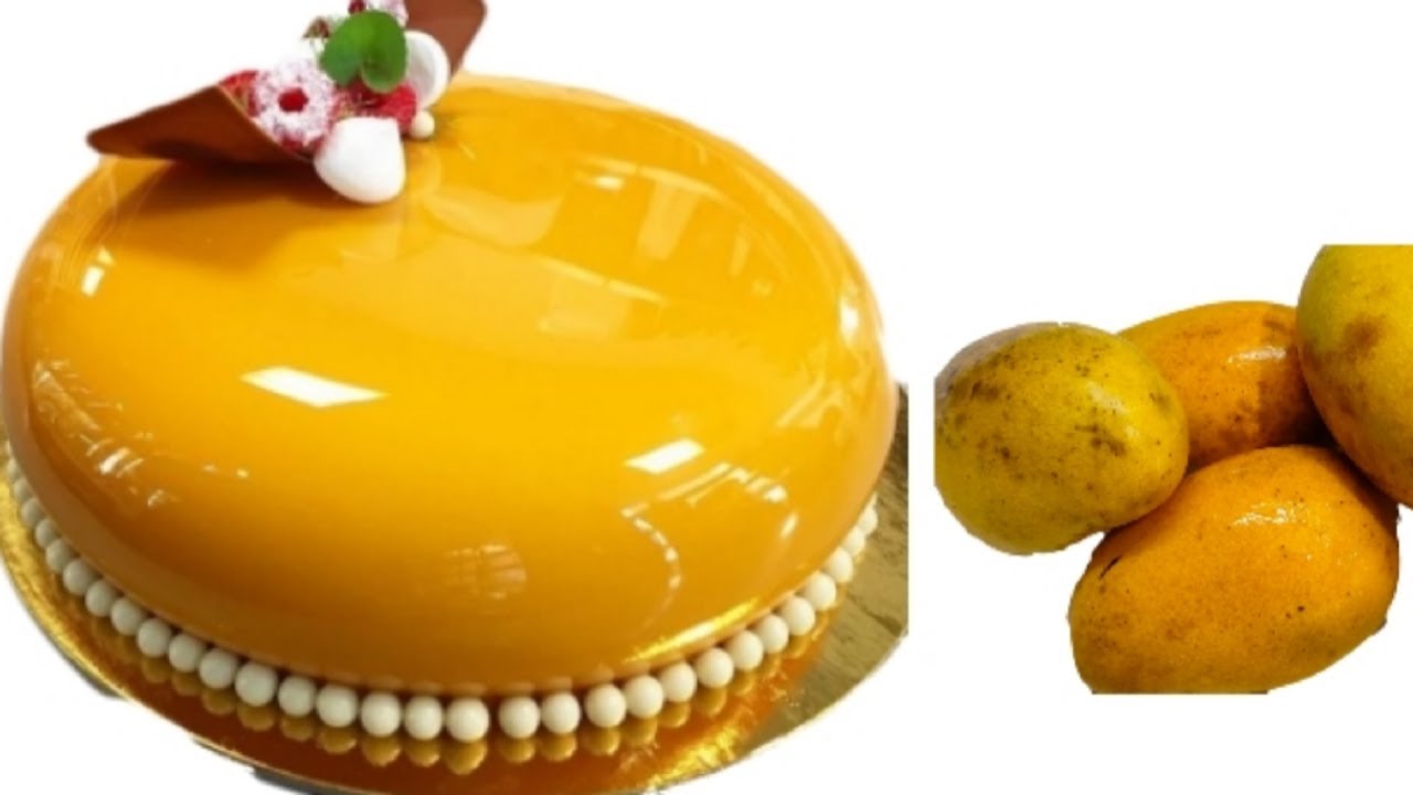 Mango Glaze Recipe | Homemade Mango Glaze For Cake Decoration | Mango ...