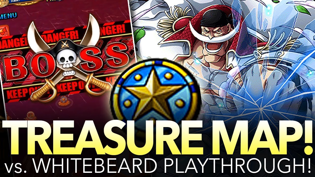 TREASURE MAP vs. WHITEBEARD! How To Play Treasure Map! (One Piece ...