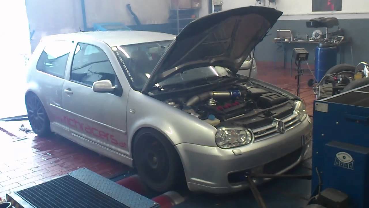 Golf 4 R32 Turbo Dyno Run powered by richracers.at - YouTube