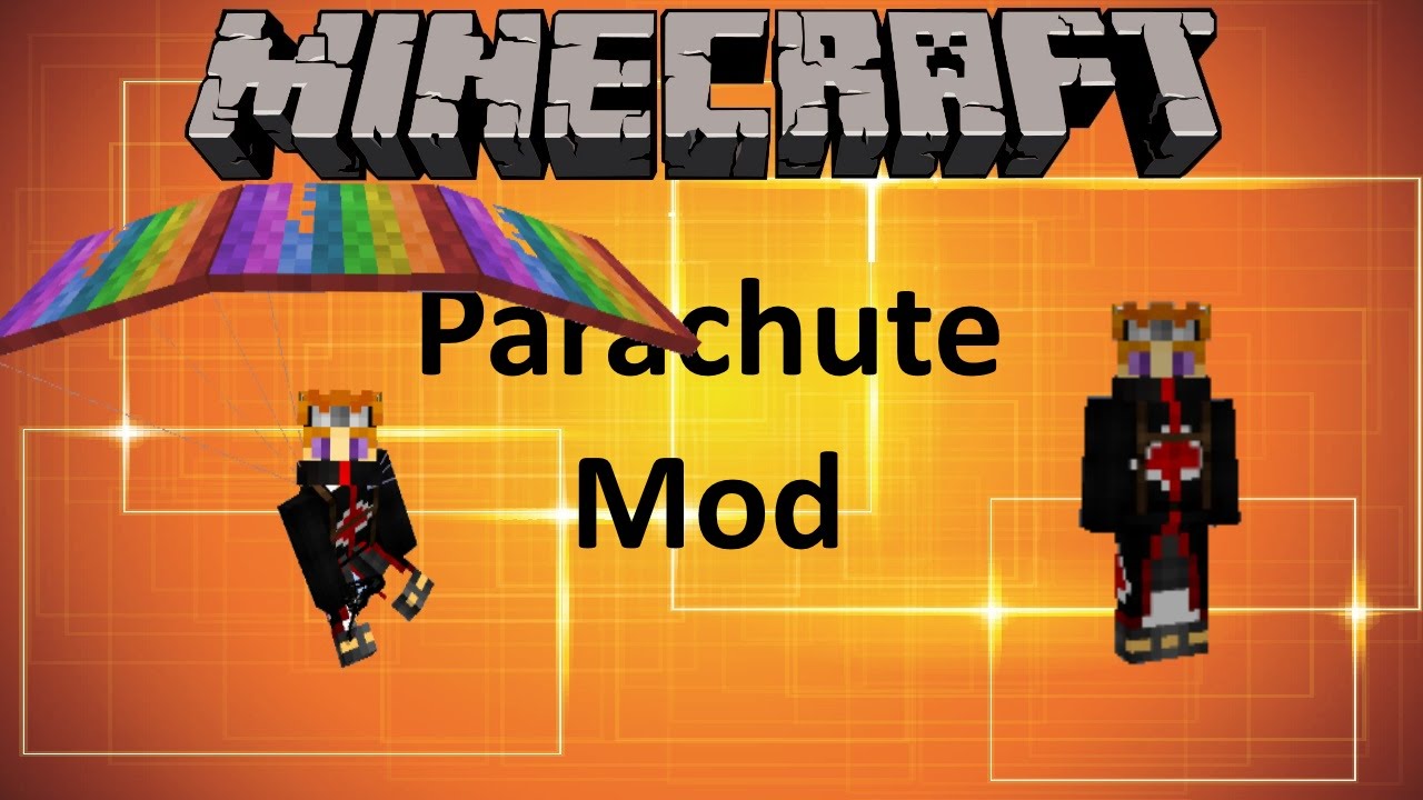 Minecraft: PARACHUTE MOD - YouTube
