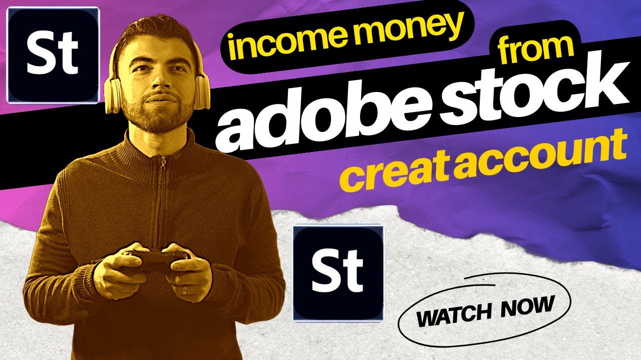 how to creat adobe stock account। how to income money from adobe stock ...
