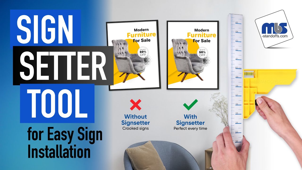 Sign Setter Tool for Easy Sign Installation - YouTube