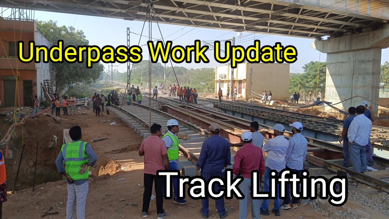 Track Lifting | Underpass Work Latest Update in Anantapur - YouTube