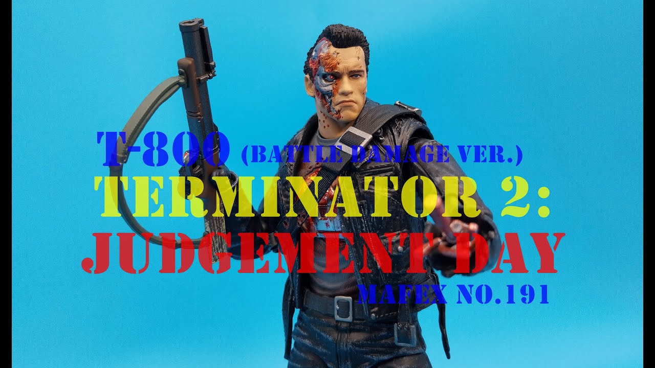 Terminator 2: Judgement Day T-800 (Battle Damage Ver.) MAFEX No.191 ...