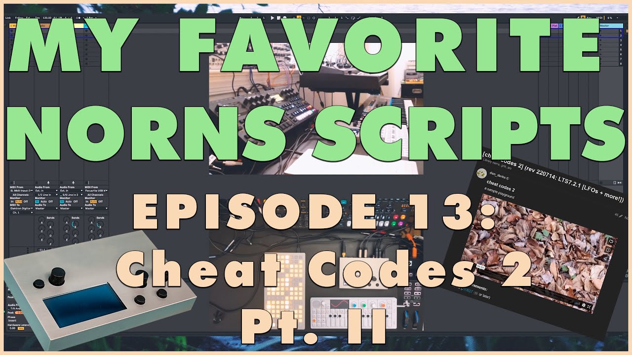 My Favorite Norns Scripts Episode 13: Cheat Codes 2 Pt. II - YouTube