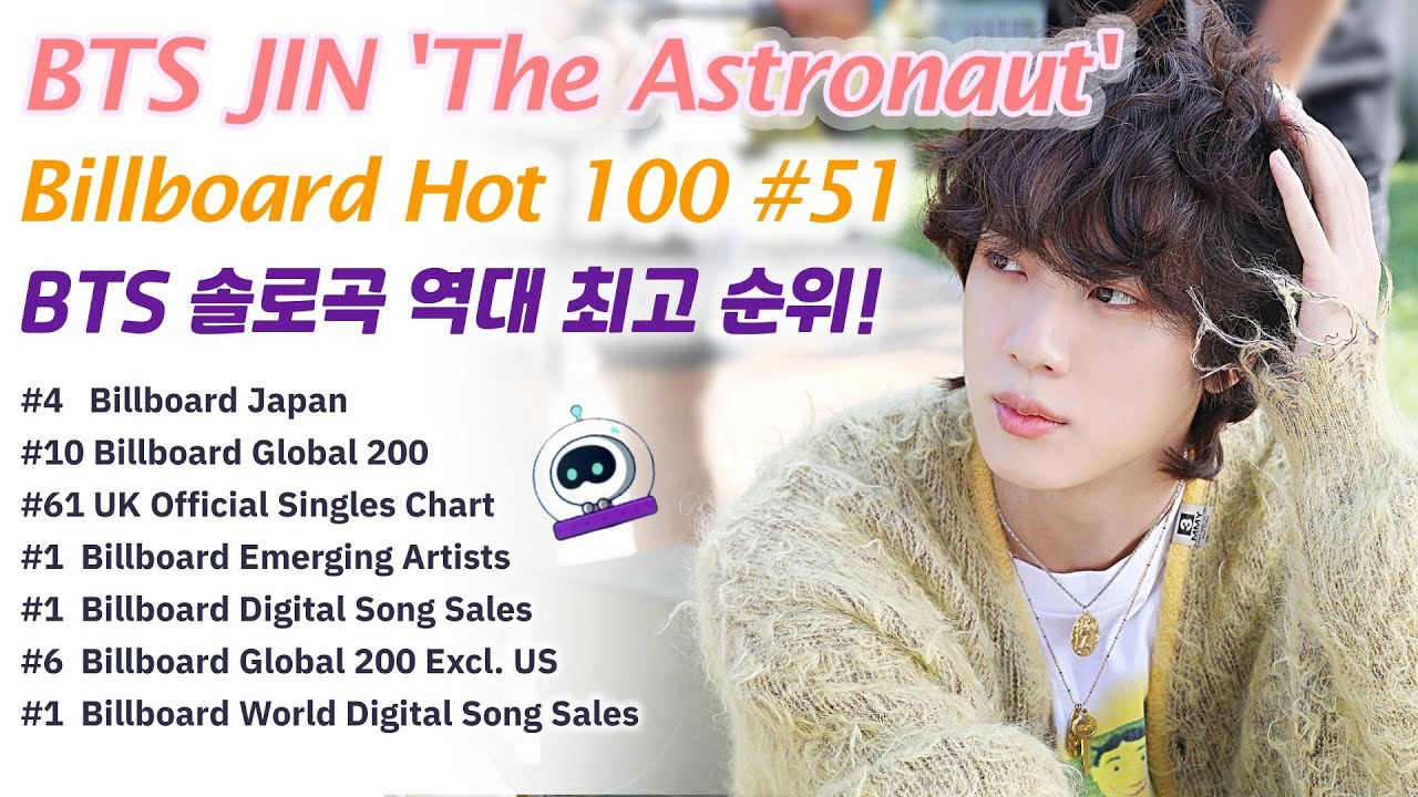 (SUB) 'The Astronaut' Billboard Hot 100 #51 !!! / The highest charting ...