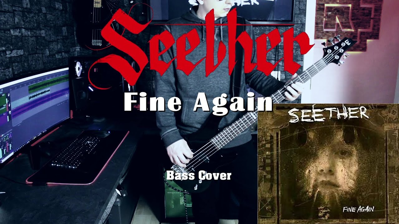 Seether- Fine Again (Bass Cover w/Tabs and Lyrics) - YouTube