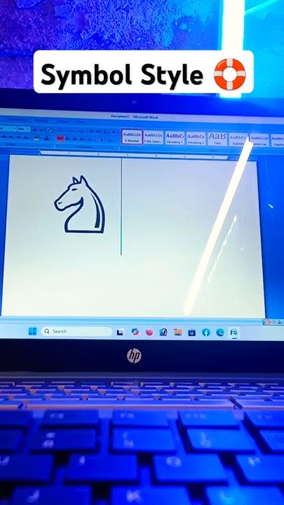 Hourse 💡Symbol 👍 Style In Ms Word Computer Trick🖥️ #shorts #computer #computerhacks #explore ...