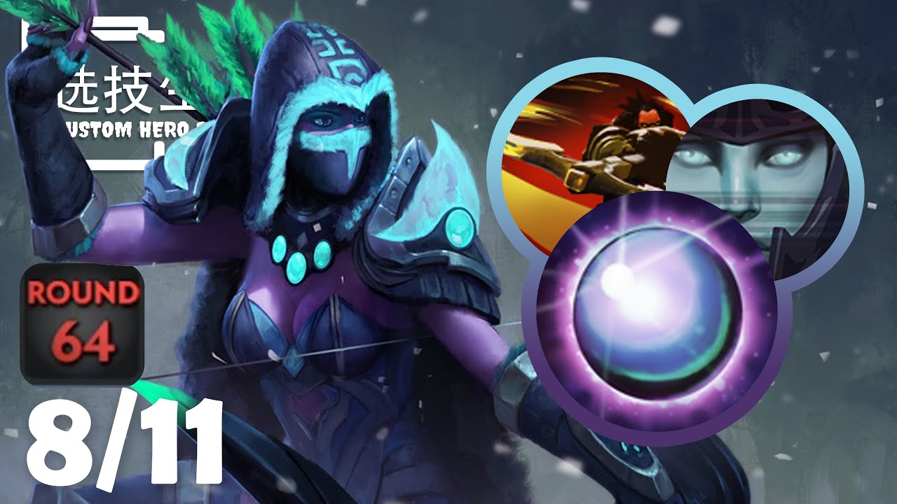 DROW RANGER Round 64 With DISPERSION And COUNTER HELIX - Dota 2 Custom ...