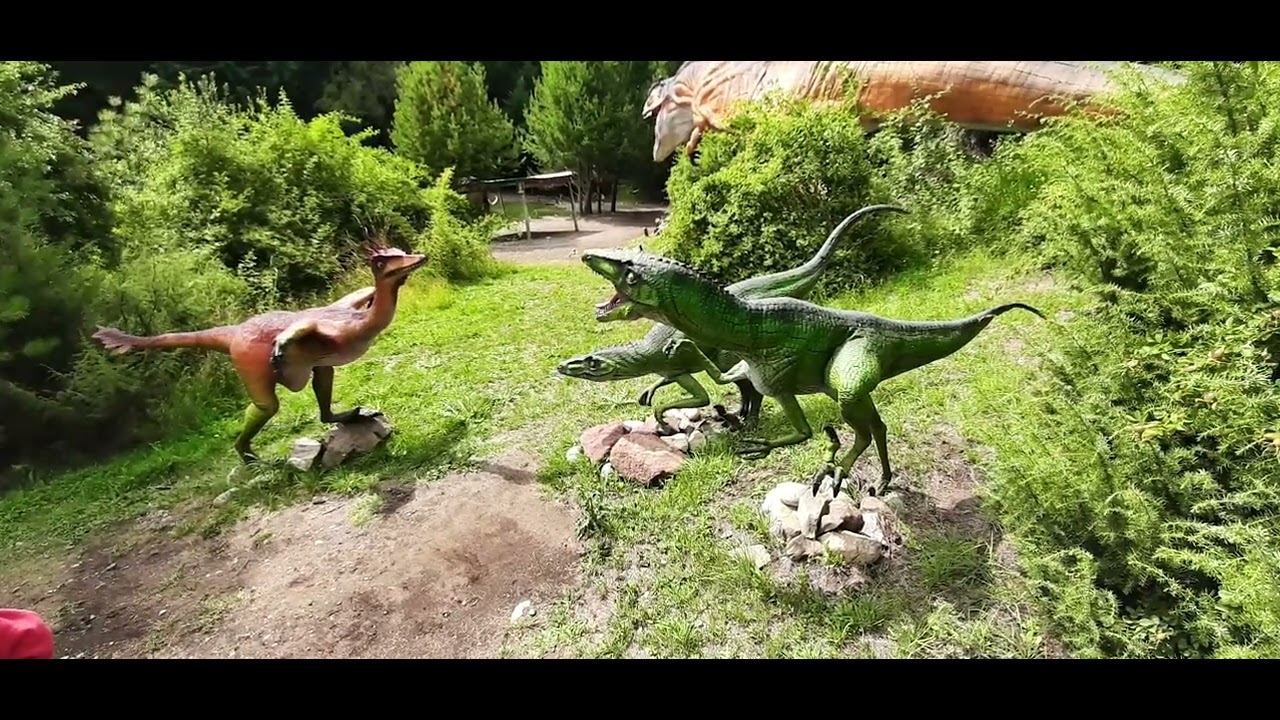 Visita al parque Nahuelito de dinosaurios.- - YouTube