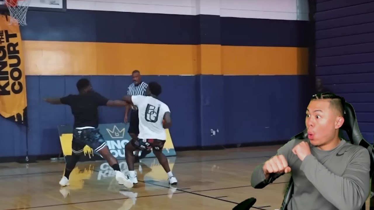 THIS WAS PHYSICAL!!! Reacting To Hezi God vs Nasir Core 1v1 Basketball ...