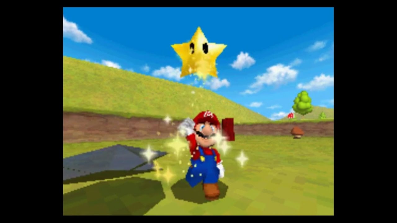 Super Mario 64 DS - Bob-omb Battlefield Star 6 - Find The 8 Red Coins ...