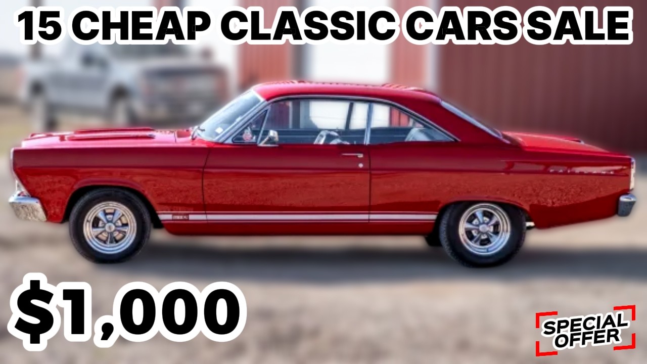 OMG! 15 Classic Cars for Sale CHEAP You WON'T Believe!! - YouTube