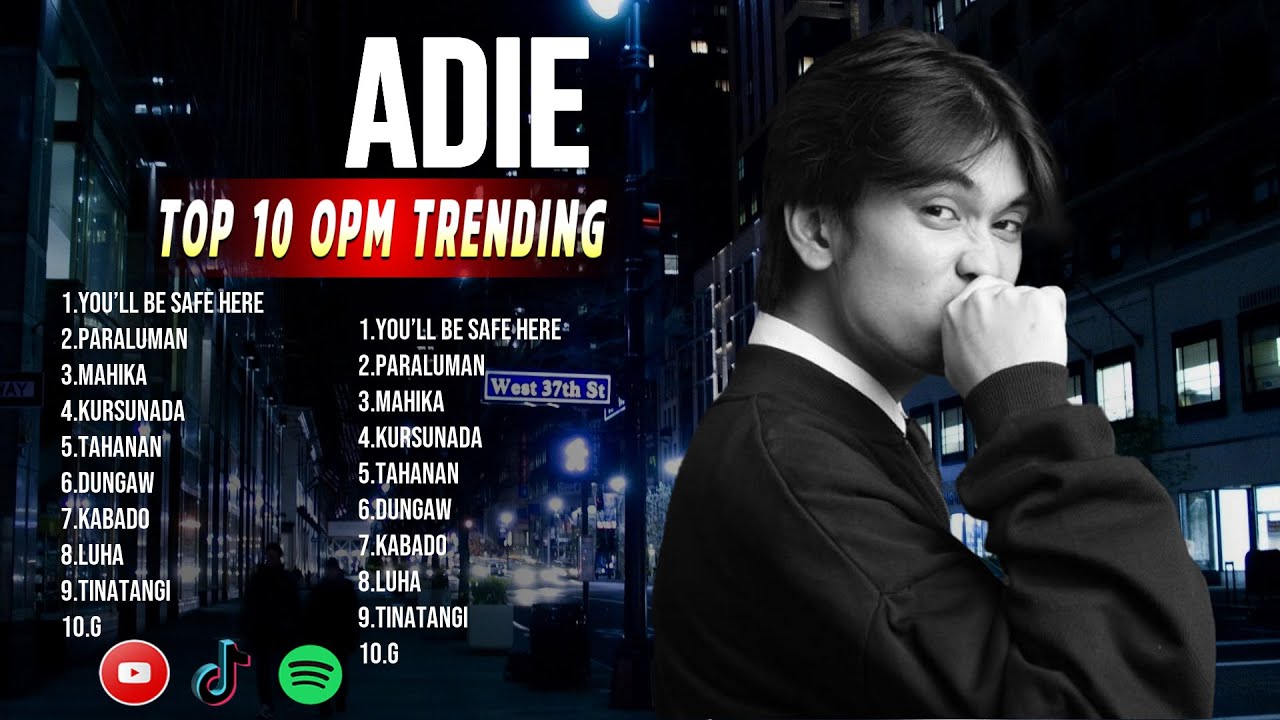 Adie Greatest Hits OPM Tagalog Music Ever ~ The Very Best Songs Of All ...