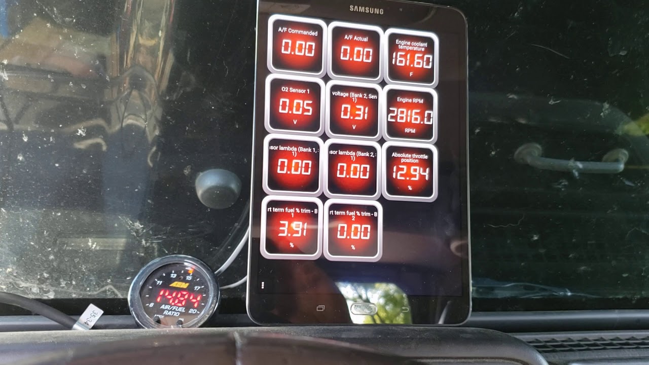 MAF set to 1Hz in the computer - YouTube