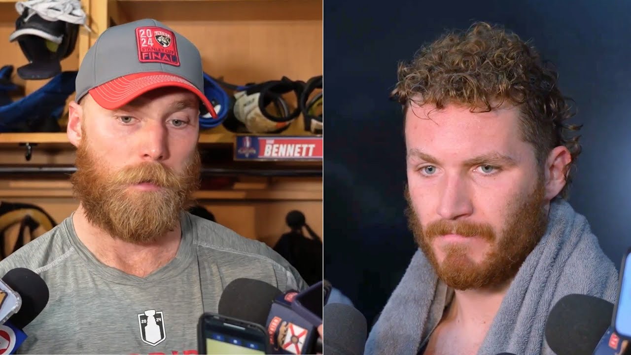 SCF Postgame Interviews / Tkachuk & Bennett / 18.06.2024 - YouTube