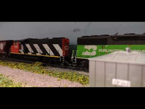 BN 3134 Leads Mix Freight (Train Set) - YouTube