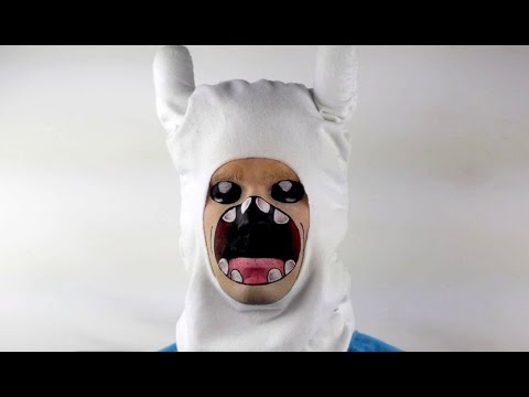 Adventure Time Finn Makeup Tutorial - YouTube