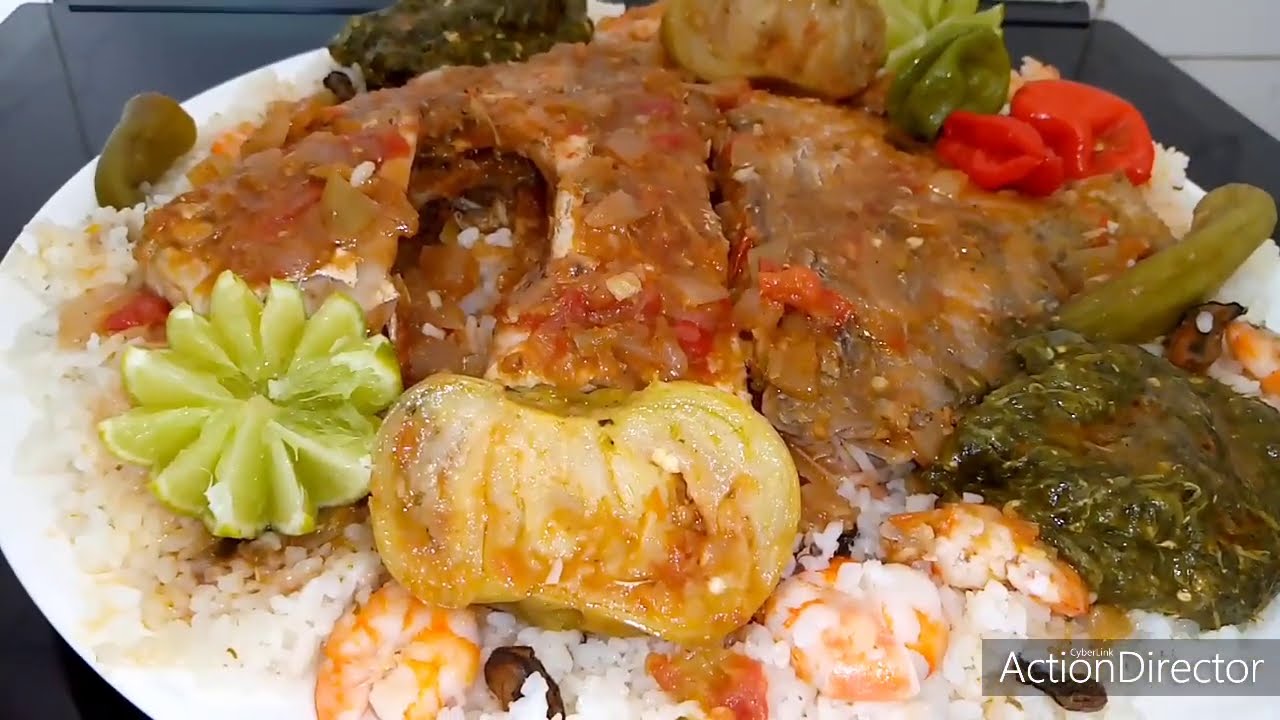 Caldou avec riz blanc crevettes huître - YouTube