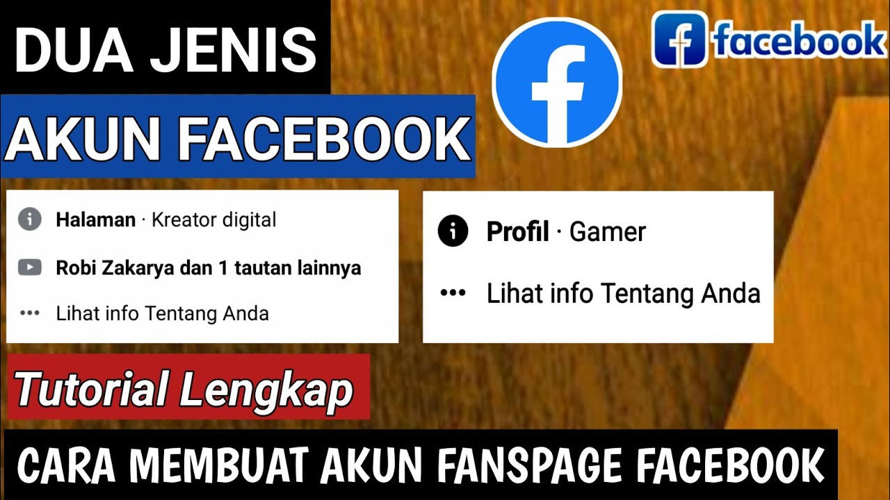 PERBEDAAN AKUN PROFILE DAN AKUN HALAMAN DI FACEBOOK - YouTube