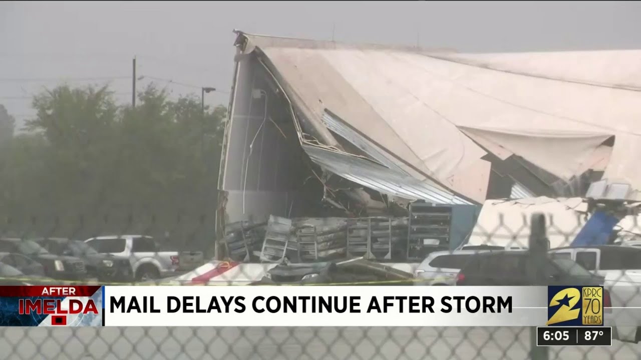 Mail delays continue after storm - YouTube