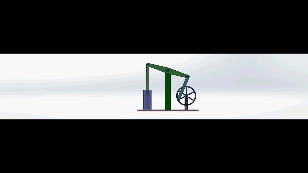 motion of beam engine mechanism_first year mechanical engineers - YouTube