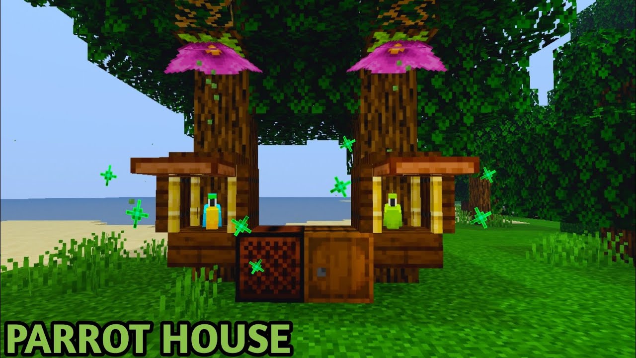 BUILDING CUTE PARROT HOUSE | Minecraft | Her op | #minecraft #heroop ...