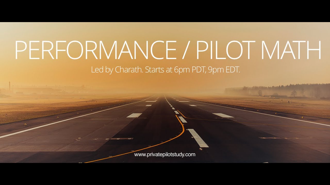 Performance / Pilot Math - YouTube